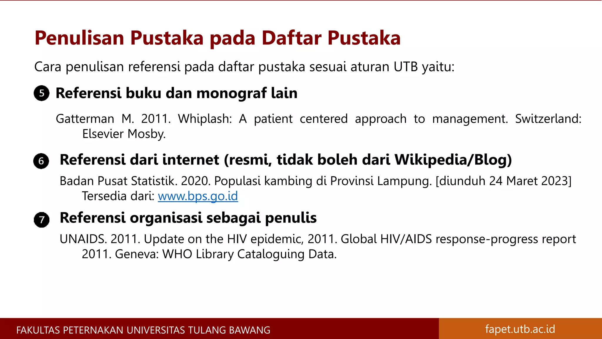 Penulisan Pustaka serta Aturan Sitasi dalam Penulisan Karya Ilmiah - Materi Metode Ilmiah dan ...