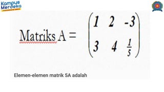 aljabar linear dan variabel kompleks pertemuan 4 | PPT