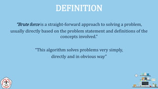 Brute Force | PPTX