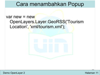 demo open layer 2 | PPT