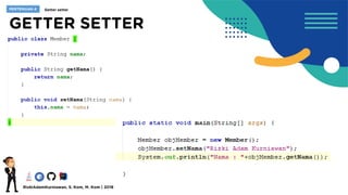 [PBO] Pertemuan 4 - Getter Setter | PDF