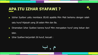 Hukum Bacaan Izhar (Izhar Halqi dan Izhar Syafawi).pptx