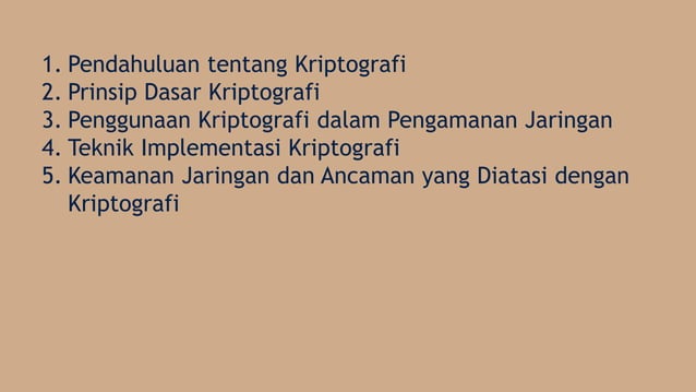 Pertemuan 4 - konsep kriptografi sebagai dasar dalam mekanisme ...