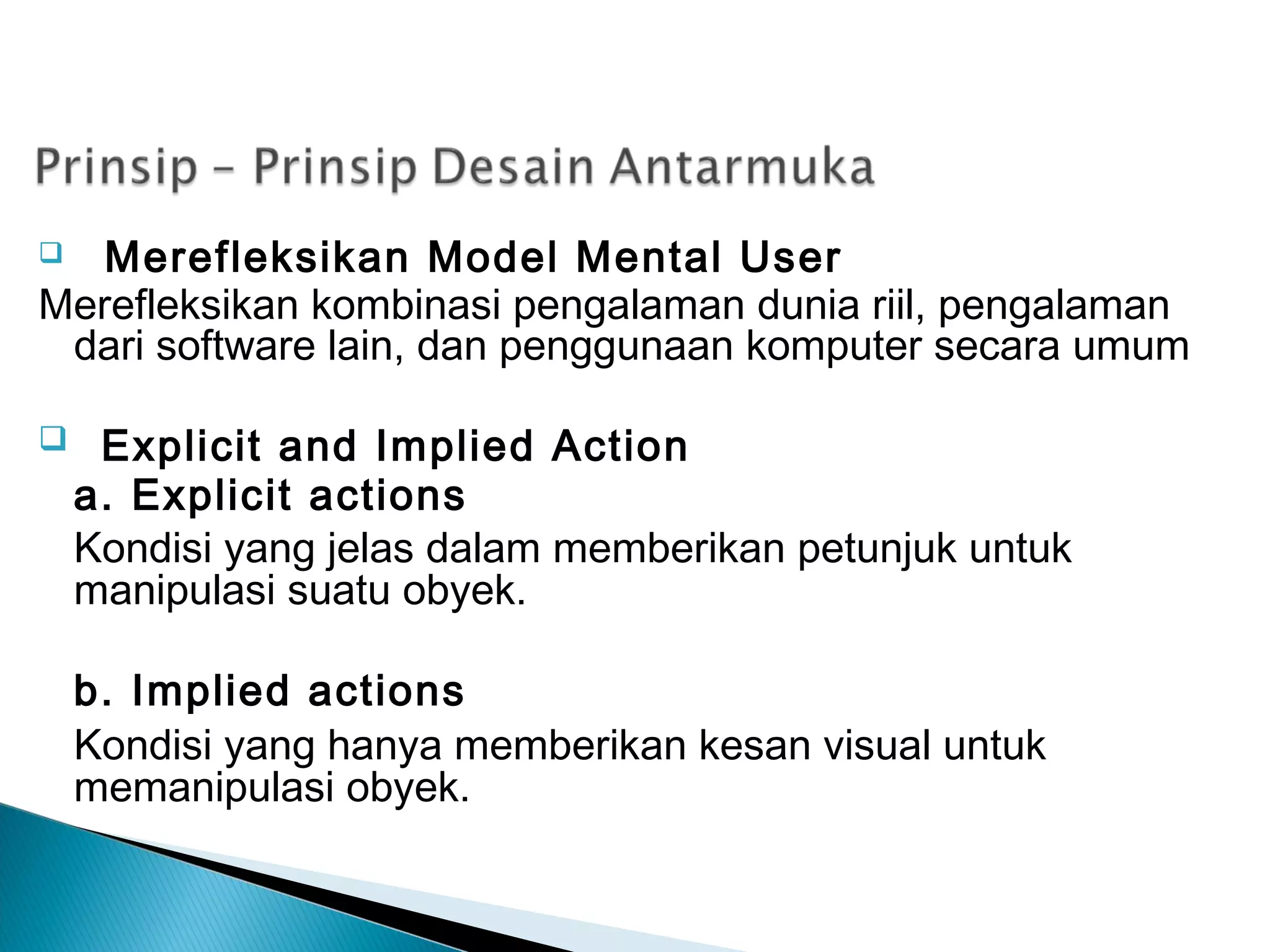 Pertemuan 4 prinsip desain antarmuka(interface) | PPT