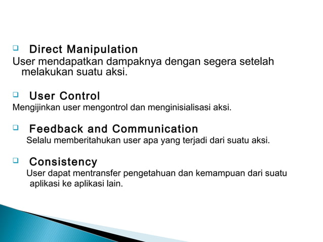 Pertemuan 4 prinsip desain antarmuka(interface) | PPT