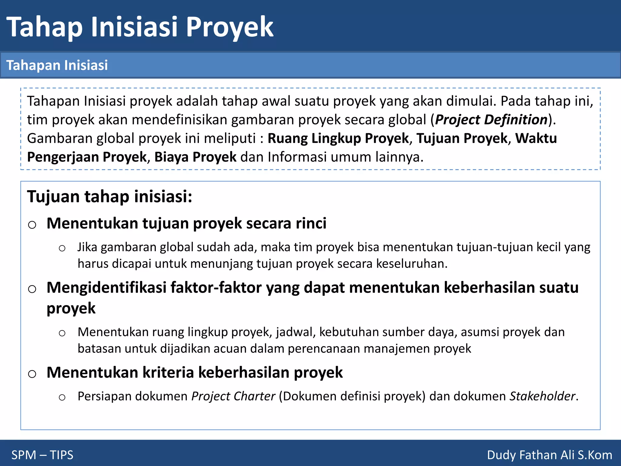 Software Project Management - Proses Manajemen Proyek | PPTX