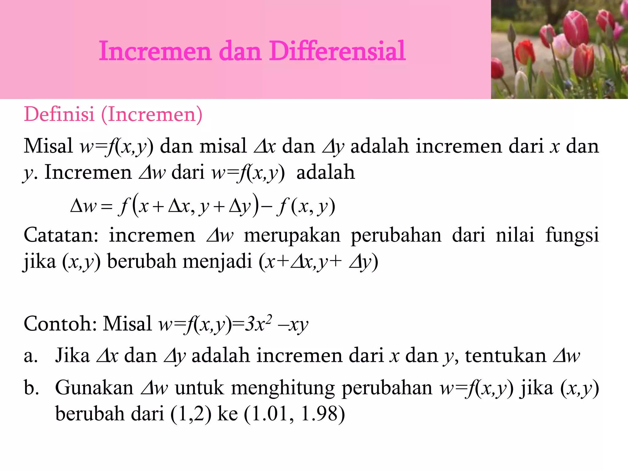 Pertemuan 4 turunan fungsi implisit | PPTX