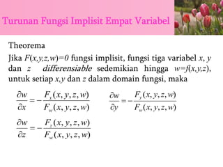 Pertemuan 4 turunan fungsi implisit | PPTX