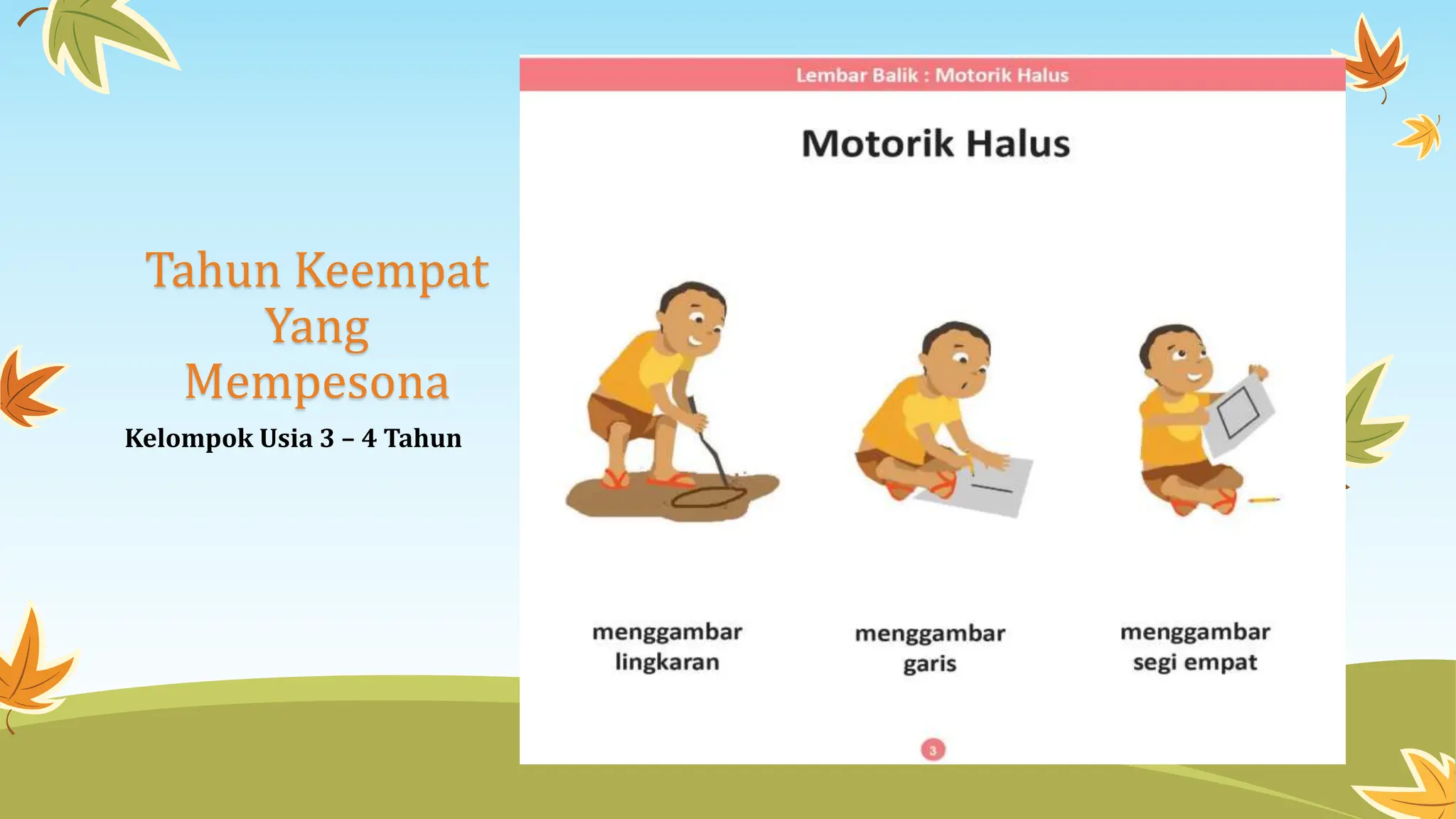 PERTEMUAN 4 BKB DAHLIA Stimulasi Rangsangan Perkembangan Gerakan Kasar ...