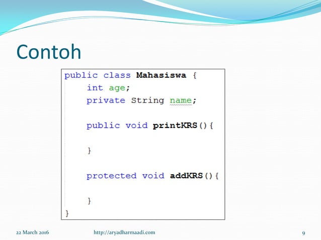 Kelas, Kontrol Kelas, dan Konstruktor | PDF