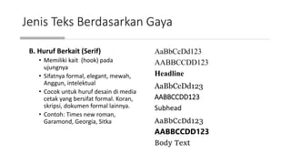 Pertemuan 4 Komponen Desain Grafis (Teks & Ruang).pptx