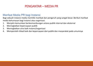 Media Public Relations Penulisan Public Relations | PPTX