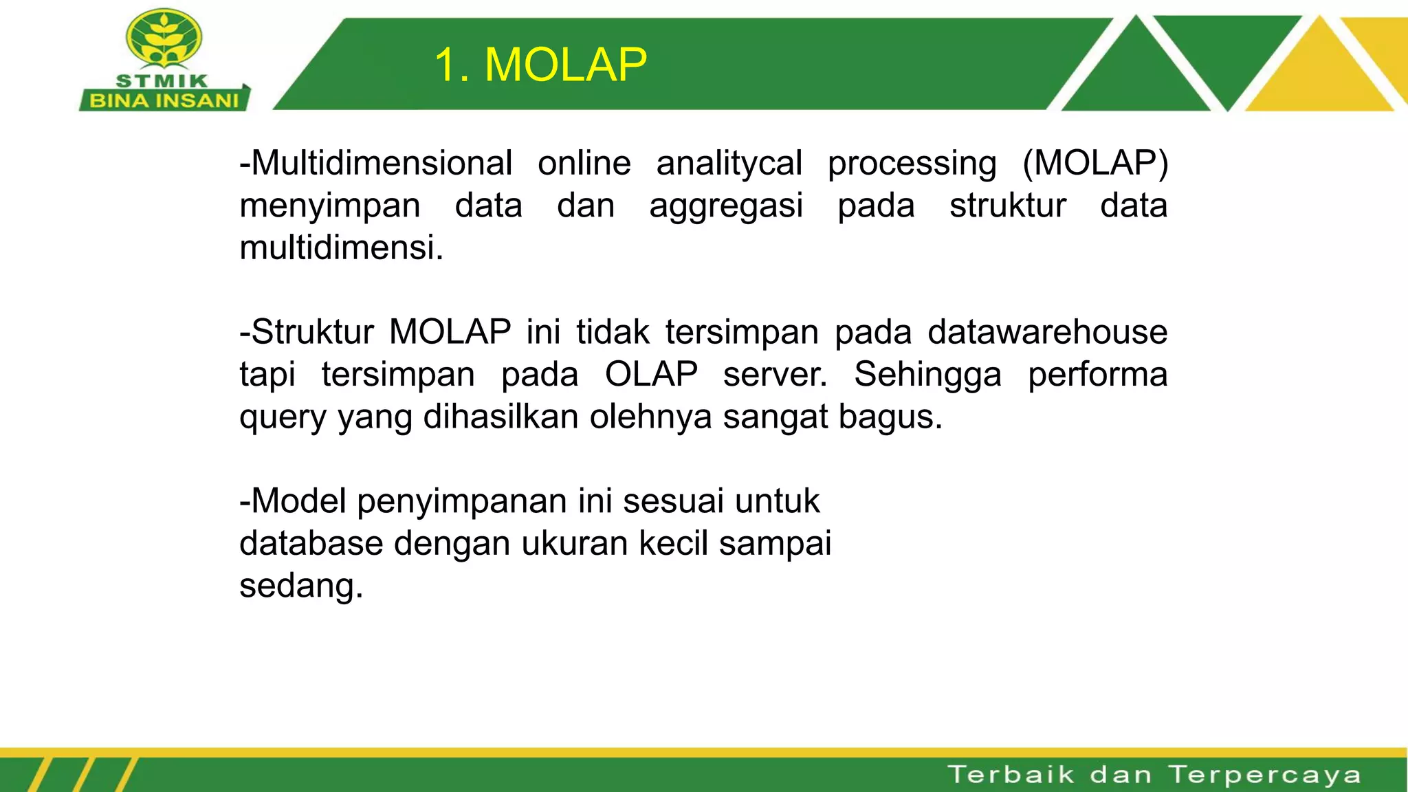 Pertemuan 4 Pemodelan Data Multi Dimensi | PDF