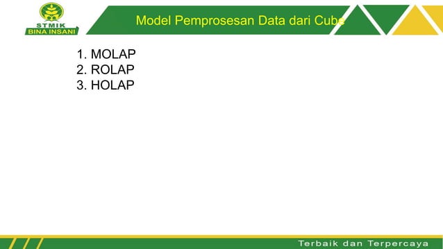 Pertemuan 4 Pemodelan Data Multi Dimensi | PDF