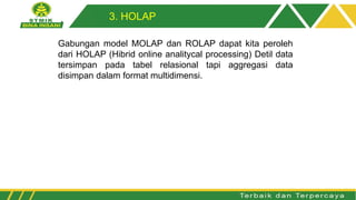 Pertemuan 4 Pemodelan Data Multi Dimensi | PDF