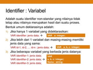Pertemuan 4 Pemrograman Dasar | PPT