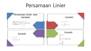 Pertemuan 4 sistem persamaan linier | PPT