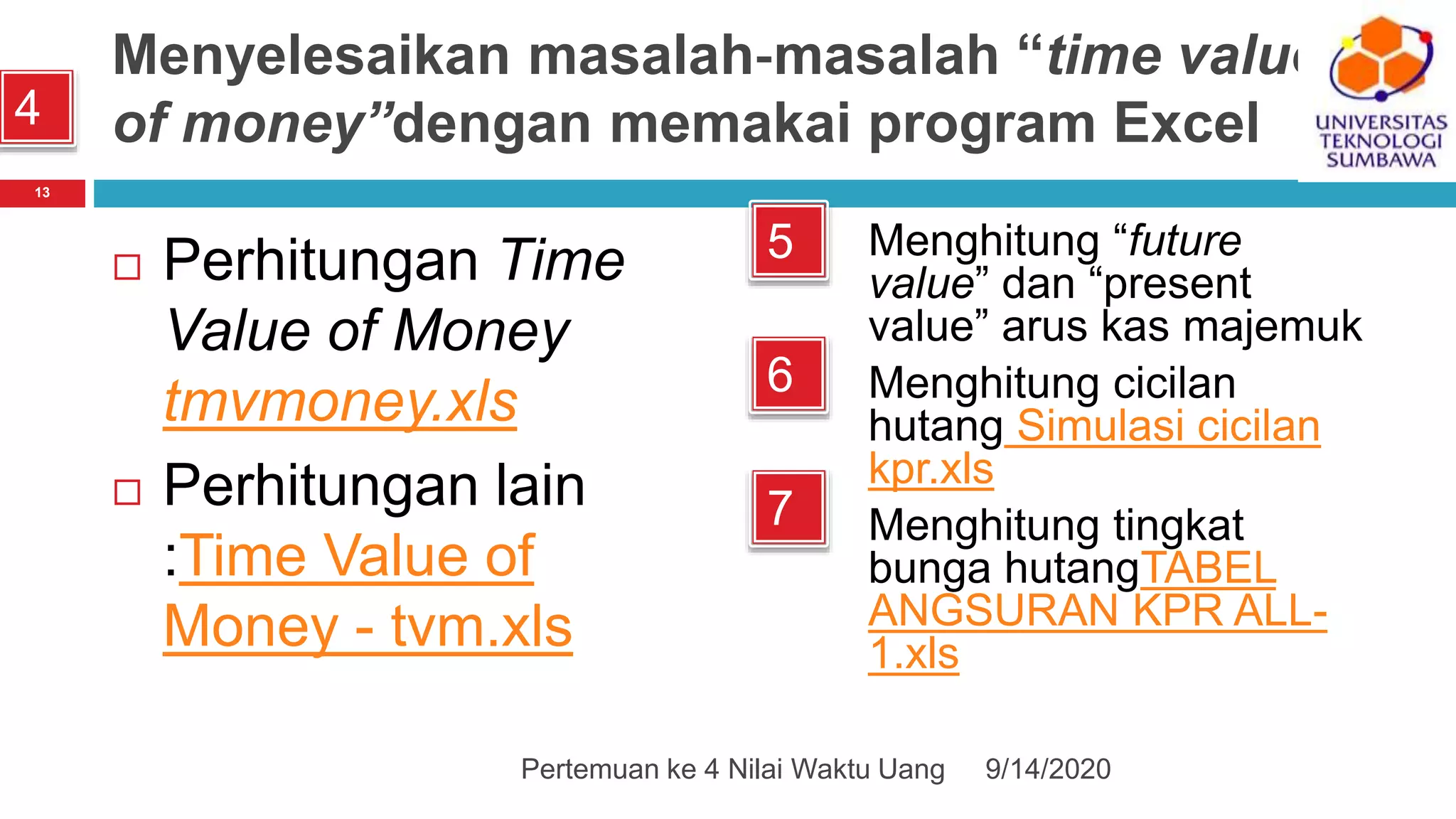 Pertemuan 4 the time value of money | PPTX