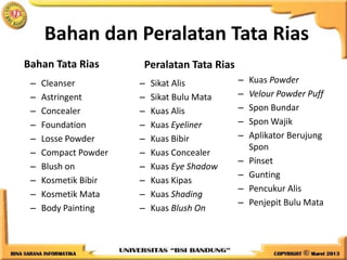 Tata Rias dan Busana | PPTX