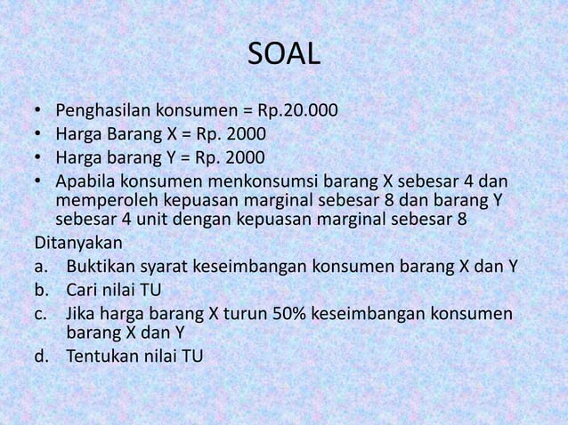 Teori Perilaku Konsumen | PPTX