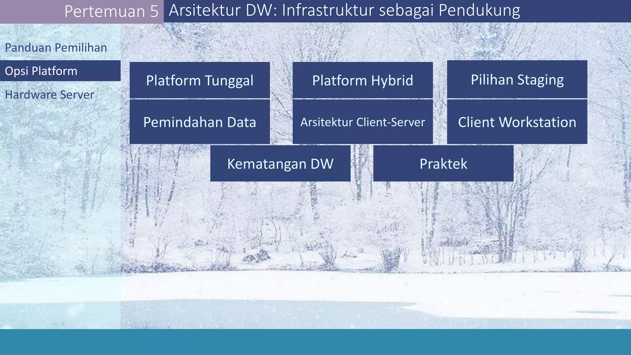 Arsitektur dan Infrastruktur Data Warehouse | PDF