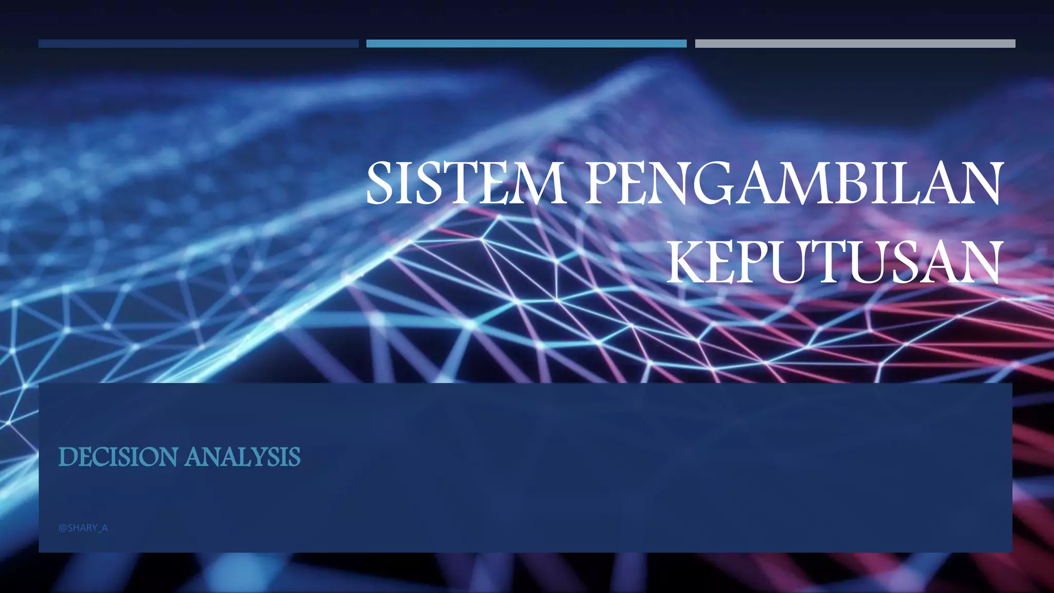 Decision Analysis | PPTX