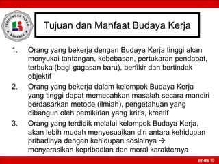 Pengertian Budaya Kerja dan Warna Budaya Kerja | PPTX