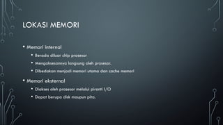 ARSITEKTUR DAN ORGANISASI KOMPUTER - MEMORY.pptx