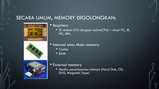 ARSITEKTUR DAN ORGANISASI KOMPUTER - MEMORY.pptx