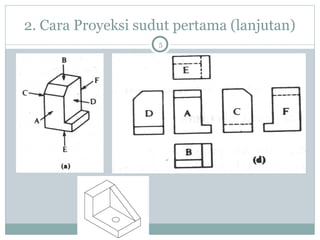 Pertemuan 5 - Cara-cara Proyeksi yang Dipergunakan pada Gambar Kerja.ppt