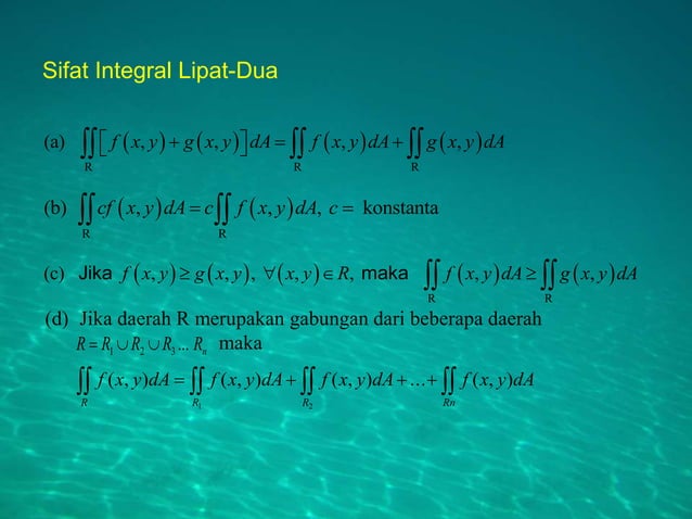 Pertemuan 5 integral lipat dua | PPTX