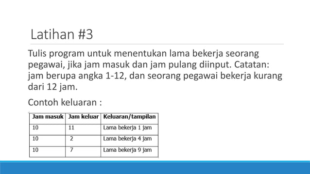 Pertemuan 5 - Struktur Kondisi IF (lanjutan) | PPTX
