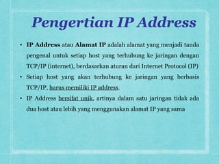 Pertemuan Ke 5 Pengenalan IP address.ppt