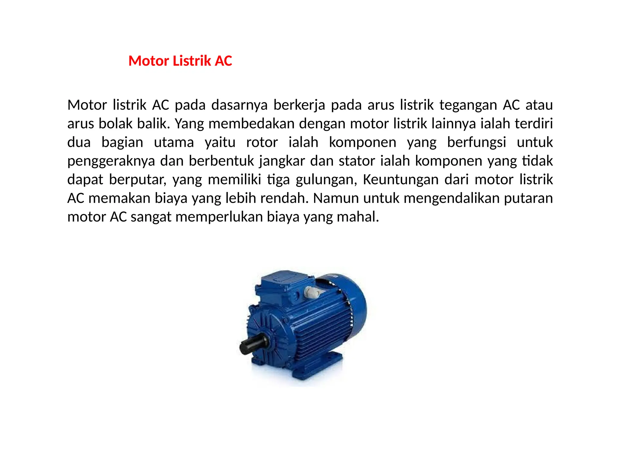 dasar tentang induksi elektromagnetic untuk motor listrik | PPTX
