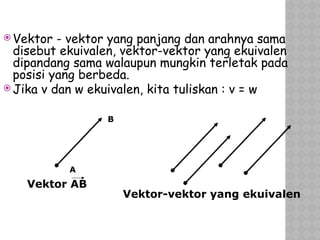 vektor vektor dalam R 2 dan R3 serta cara untuk menganalisisnya | PPTX