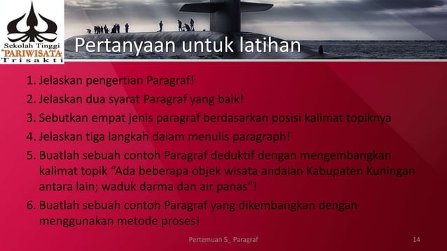 Pertemuan 5 paragraf | PPT
