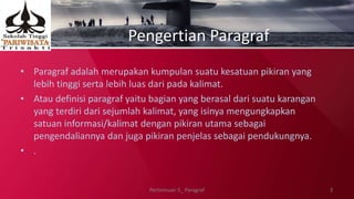 Pertemuan 5 paragraf | PPTX