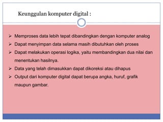 Pertemuan 5 penggolongan komputer | PPT