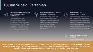 Subsidi Pertanian, Kebijakan Harga Minimum, dan Peran Pemerintah dan ...