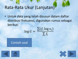 Ukuran Pemusatan dan Letak Data | PPTX