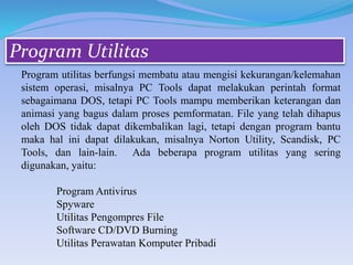 Roly Yansyah - Teknologi Perangkat Lunak Komputer | PPTX