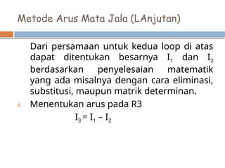 PENJELASAN MENGENAI METODE THEVENIN DAN NORTON | PPTX