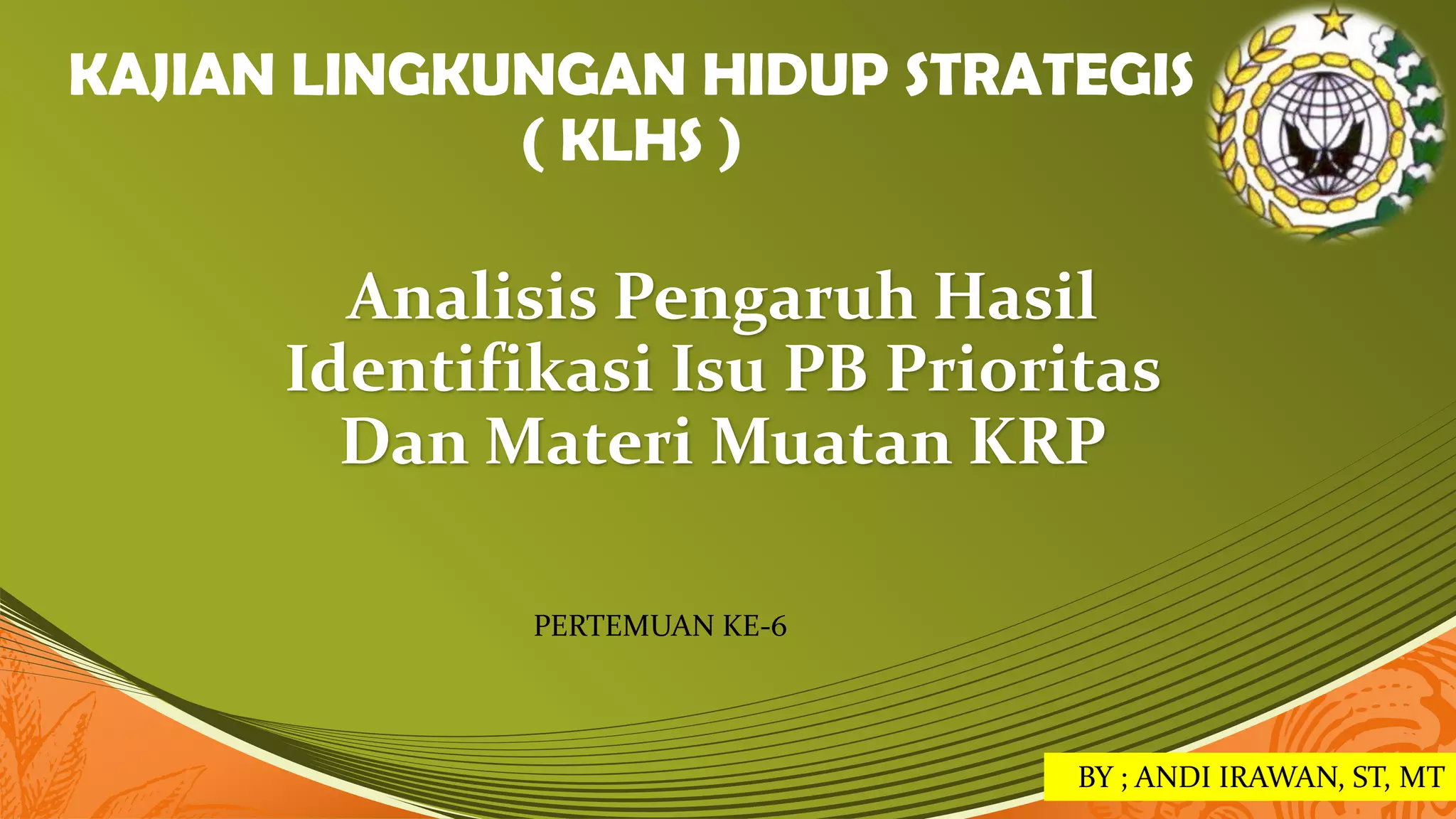Pertemuan 6 Analisis Pengaruh Muatan KRP | PDF