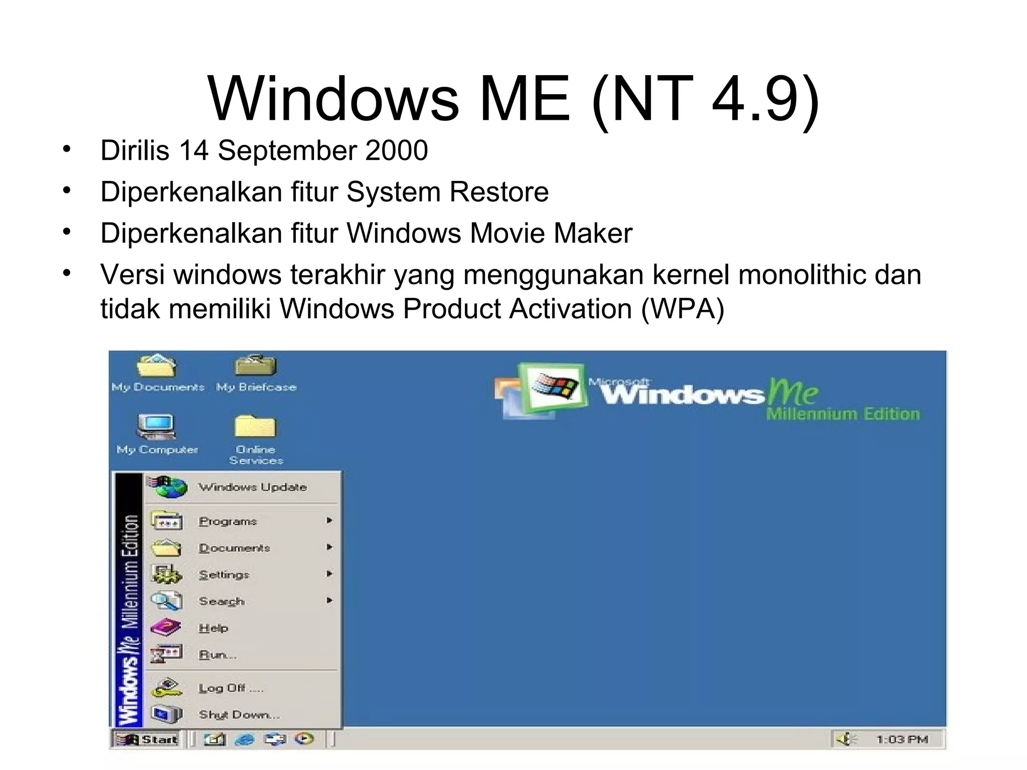 Pertemuan 6 pengenalan windows sistem os | PPT