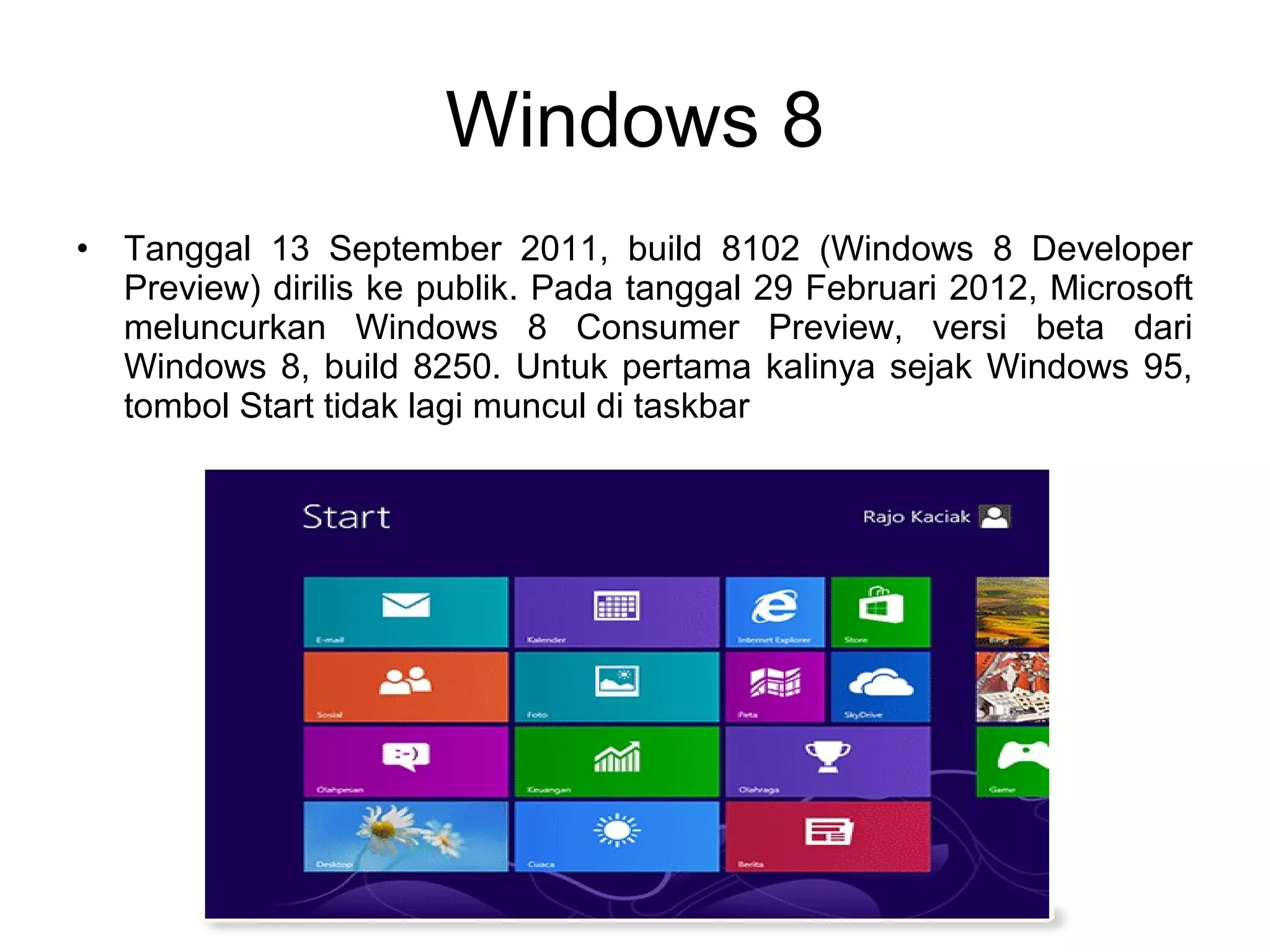 Pertemuan 6 pengenalan windows sistem os | PPT