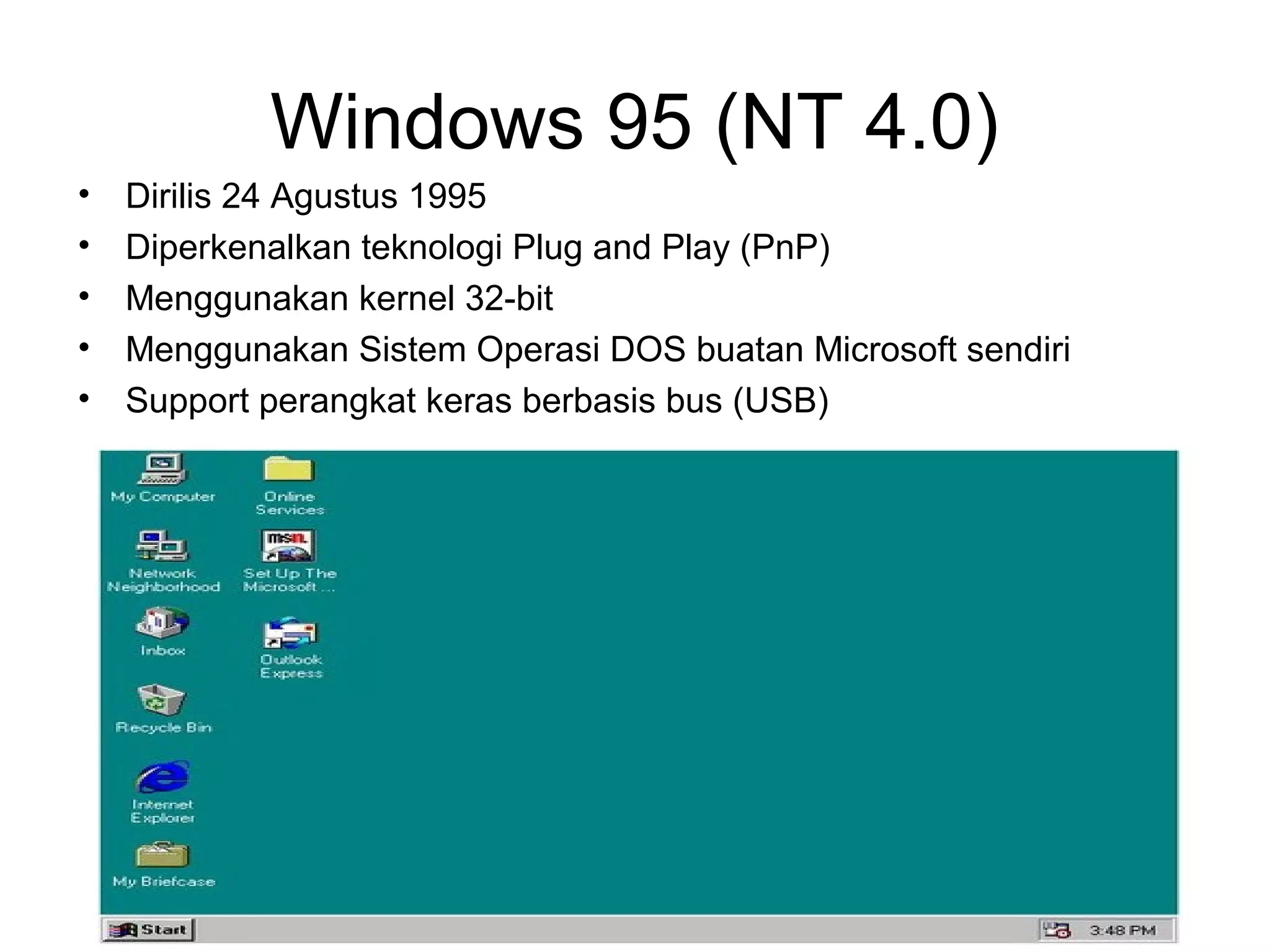 Pertemuan 6 pengenalan windows sistem os | PPT