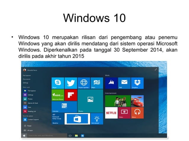 Pertemuan 6 pengenalan windows sistem os | PPT