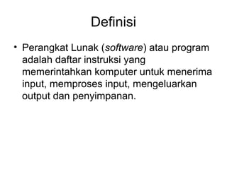 Pertemuan 6 (bab v perangkat lunak) | PPT