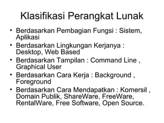 Pertemuan 6 (bab v perangkat lunak) | PPT