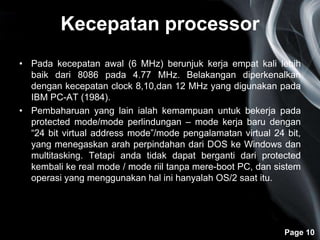 Pertemuan 6 bagian prosessor | PPTX
